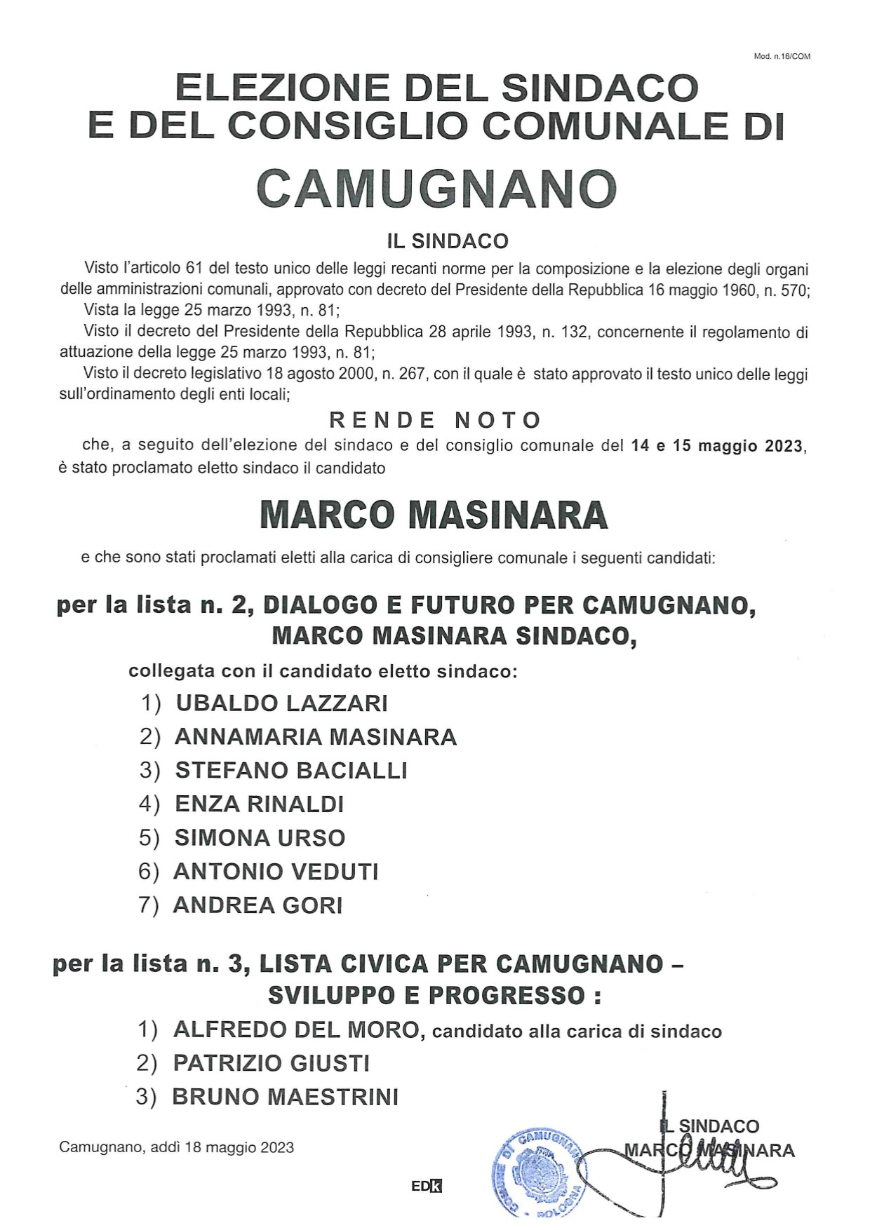 Benvenuti nel comune di | Comune di Camugnano